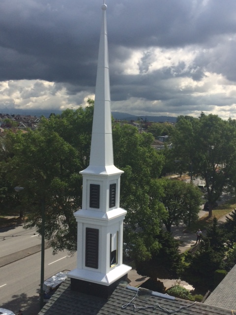 LDS Church Roofing & Steeple Replacement, Vancouver, BC - Vector ...